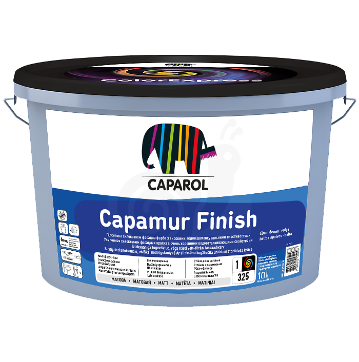 Фарба фасадна Caparol Capamur Finish 10 л (база 1) в Києві та Україні ...