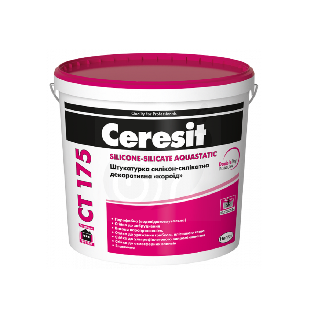 Купити штукатурку Ceresit CT 175 Silicone-Silicate Aquastatic (2 мм) 25 ...